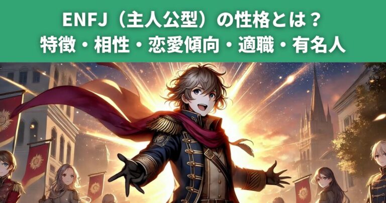 【2025年最新版】ENFJ（主人公型）の相性まとめ！性格・特徴・有名人・恋愛傾向・適職を紹介！ | yururi